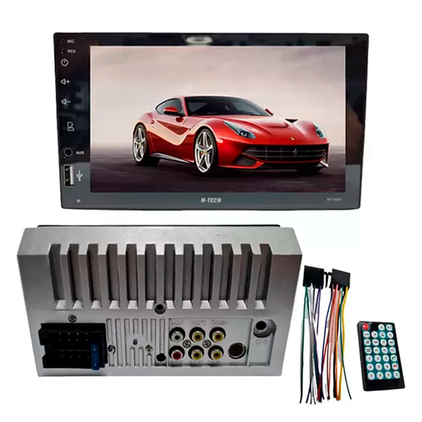 CENTRAL MULTIMÍDIA MP5 2DIN 7" USB/SD/BT/ESP FULL TOUCH H-TECH