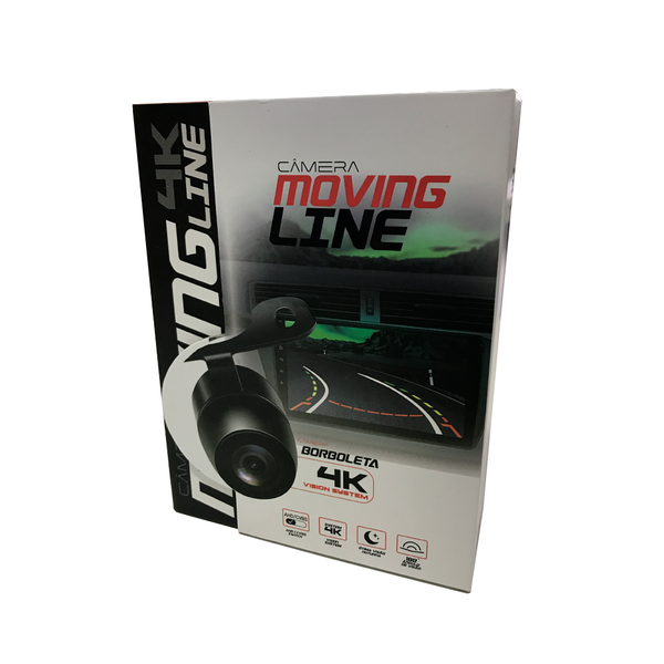 CÂMERA DE RÉ R8 MOVING LINE DINÂMICA BORBOLETA 4KSYSTEM JR8
