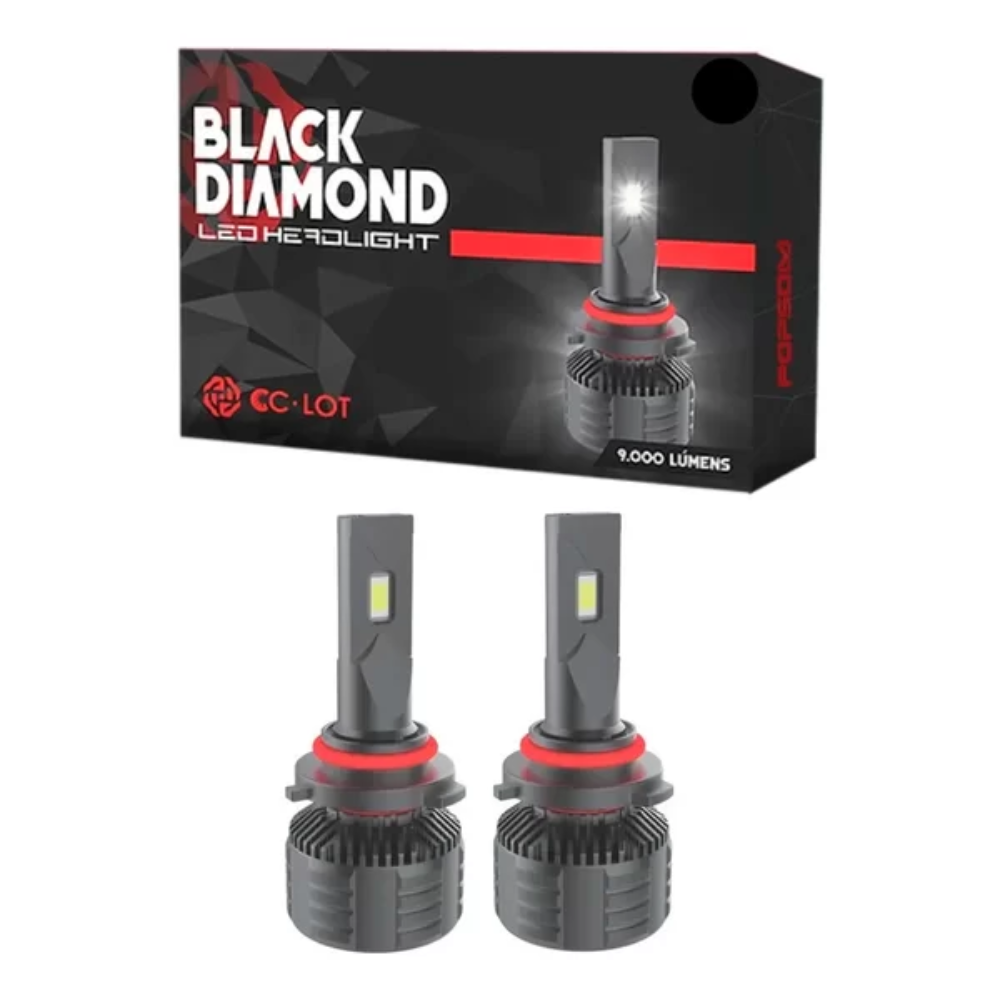 PAR LAMPADA LED HB3 9000 LUMENS BLACK DIAMOND JR8